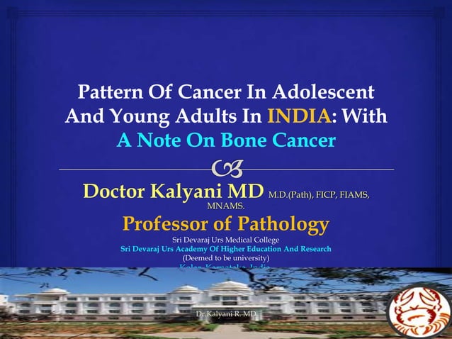 Pattern of cancer in adolescent and young adults | PPT