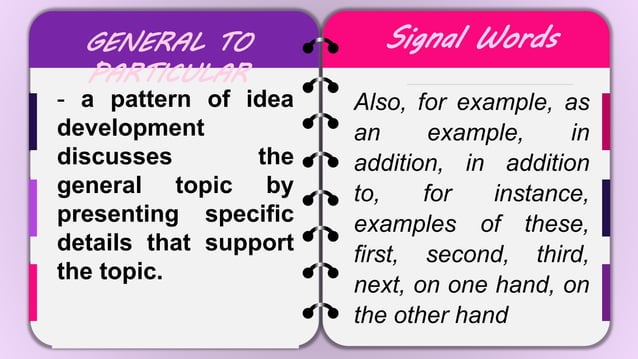 PATTERN OF IDEA DEVELOPMENT in English 8 Lesson .pptx