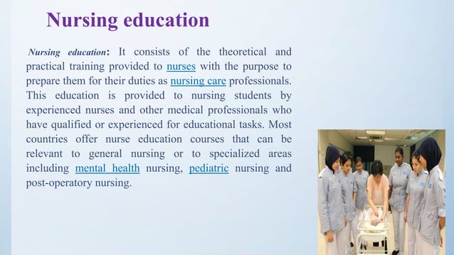 Pattern of nursing education | PPTX
