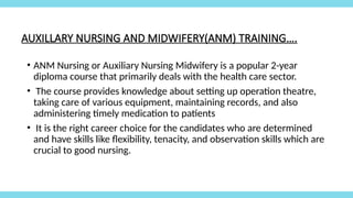 pattern of nursing education and training in india for anm 2.pptx