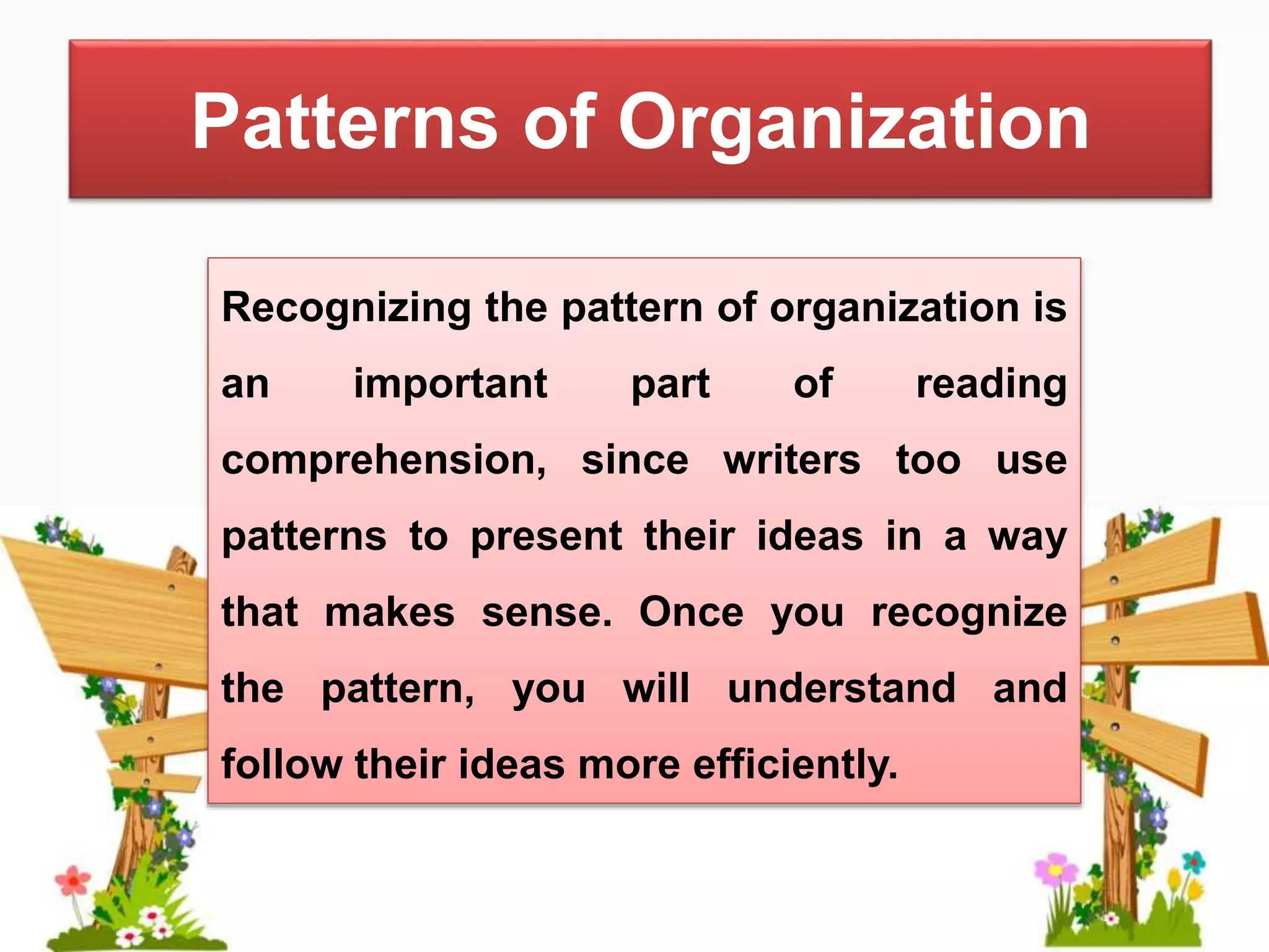 Pattern of organization | PPTX