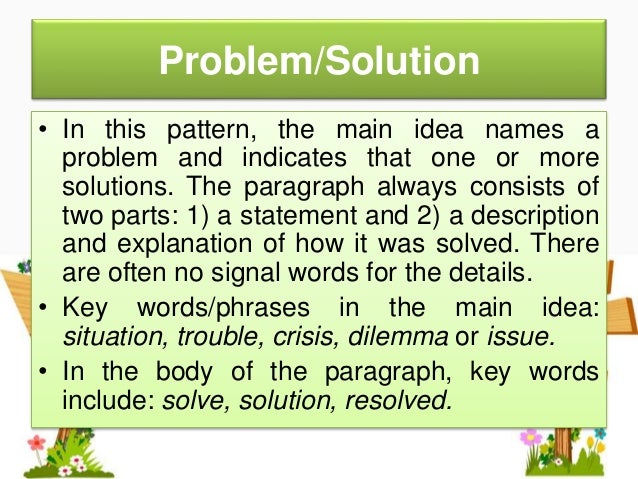 Pattern of organization