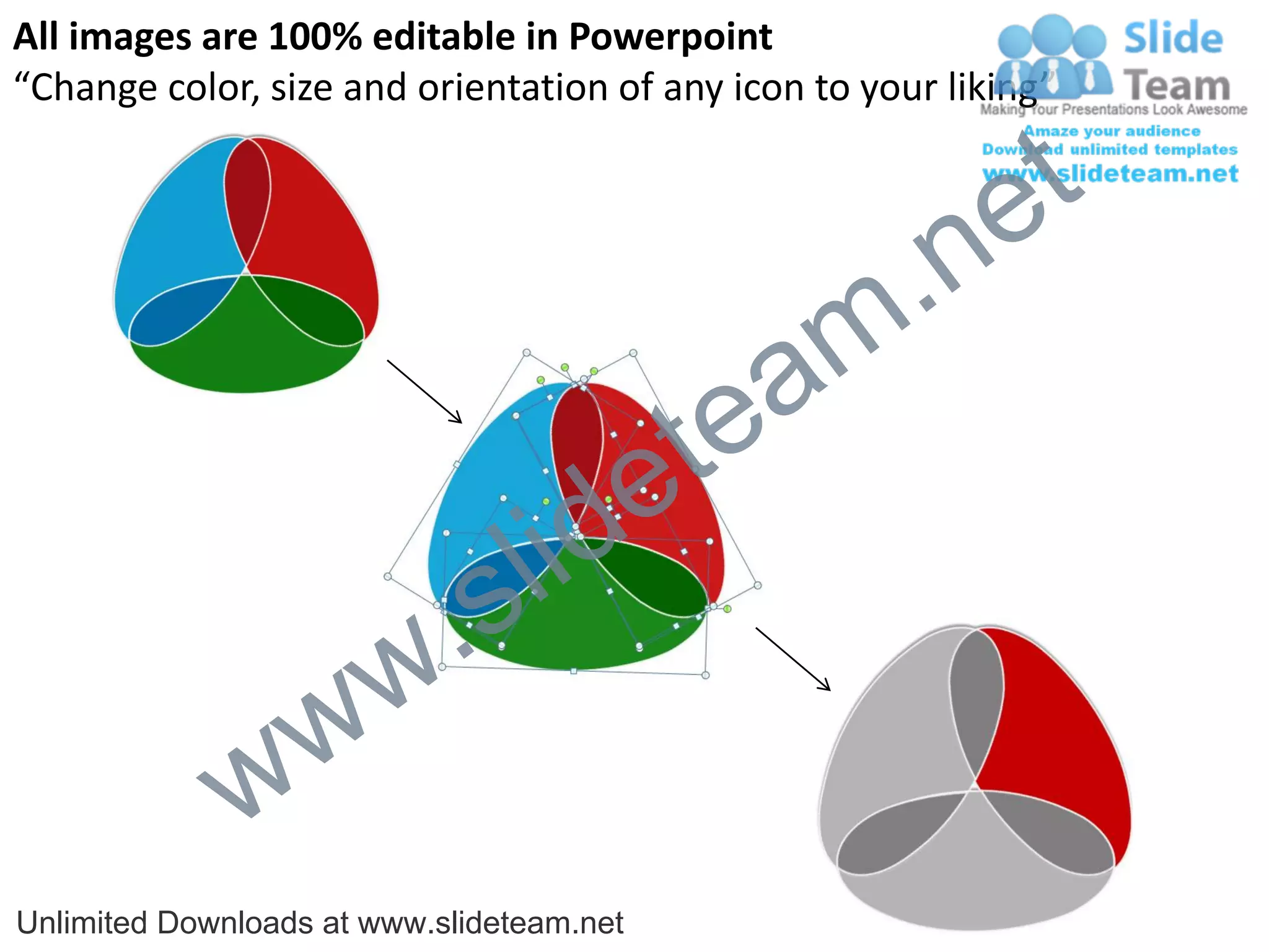 Pattern of overlapping shapes powerpoint diagrame templates 0712 | PDF