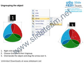 Pattern of overlapping shapes powerpoint diagrame templates 0712 | PDF