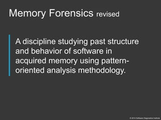 Pattern-Oriented Memory Forensics | PDF