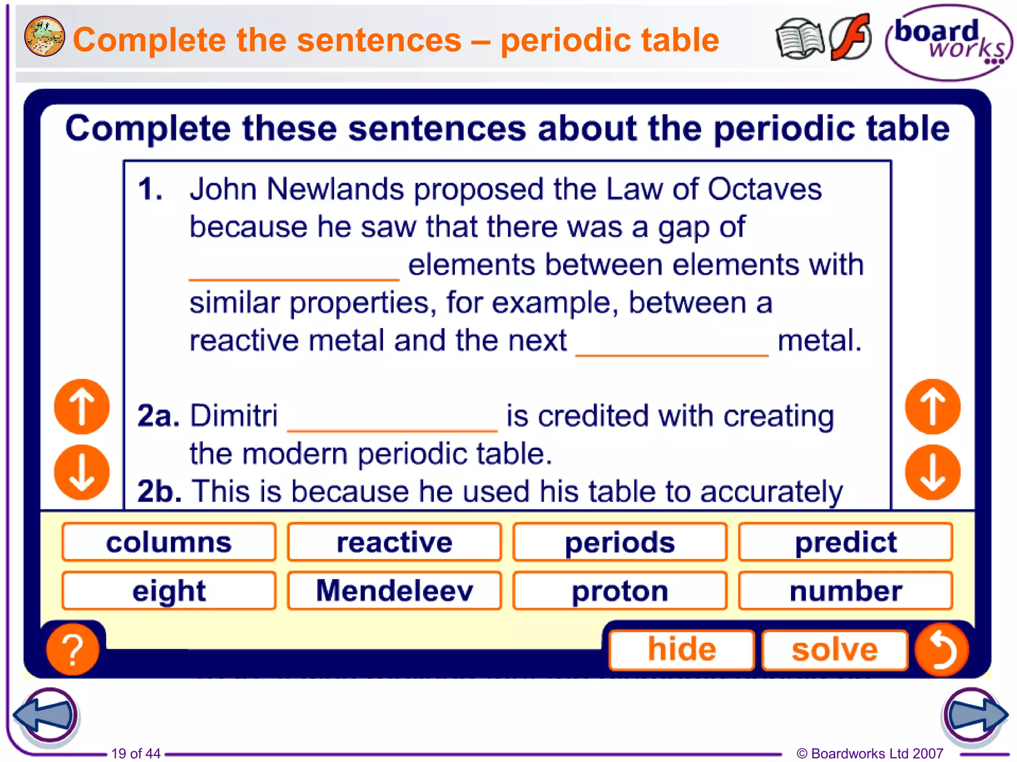 pattern periodic table.ppt