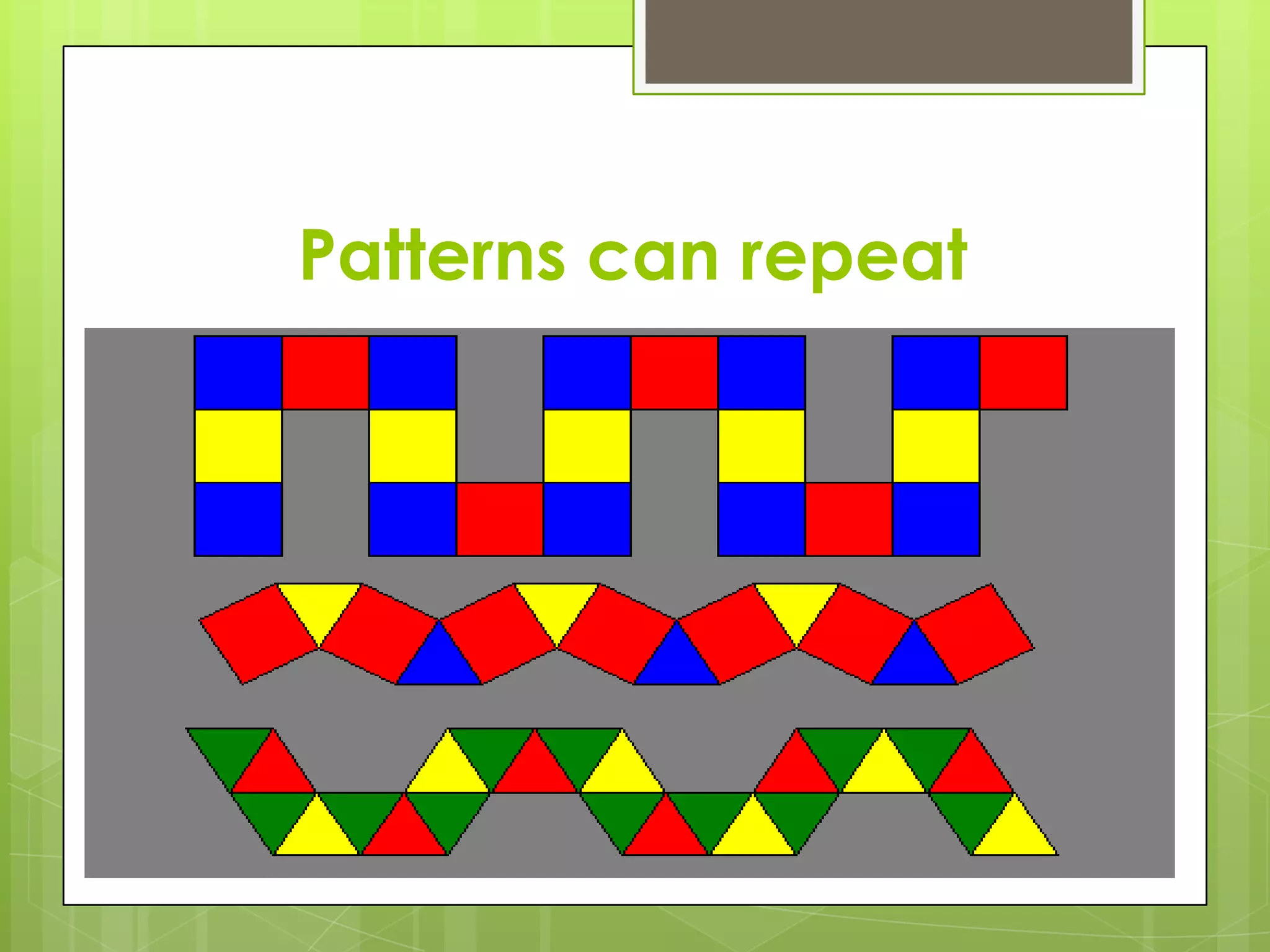 Pattern presentation | PPT
