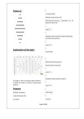 Nesting of for loops using C++ | PDF | Programming Languages | Computing