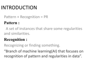 Pattern recognition | PPTX