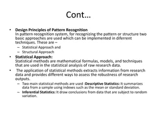 Pattern recognition UNIT 5 | PPTX