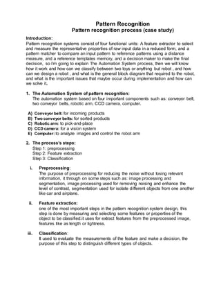 Pattern recognition research, conclusion inforamtion (2020) | PDF