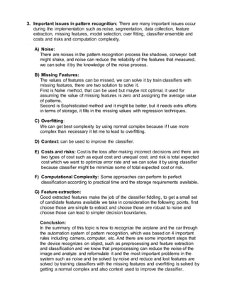 Pattern recognition research, conclusion inforamtion (2020) | PDF