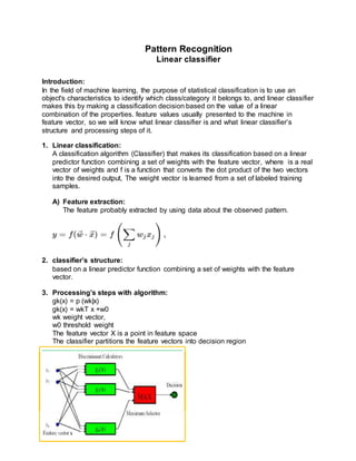 Pattern recognition research, conclusion inforamtion (2020) | PDF