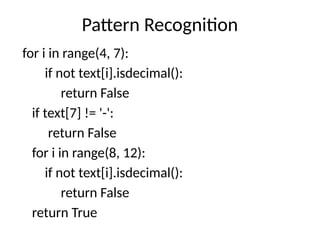 Pattern Recognition Using Python Program.pptx