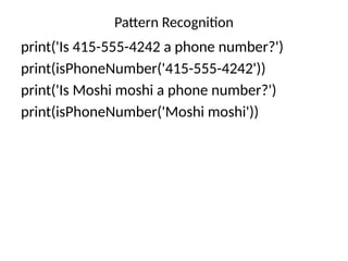 Pattern Recognition Using Python Program.pptx
