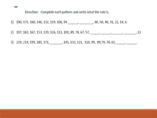 Element of Computational Thinking: PATTERN RECOGNITION.pptx