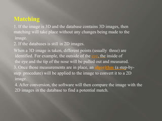 Pattern recognition 3d face recognition | PPTX