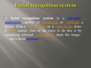 Pattern recognition 3d face recognition | PPTX