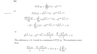 Pattern recognition 4 - MLE | PPT