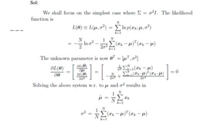 Pattern recognition 4 - MLE | PPT