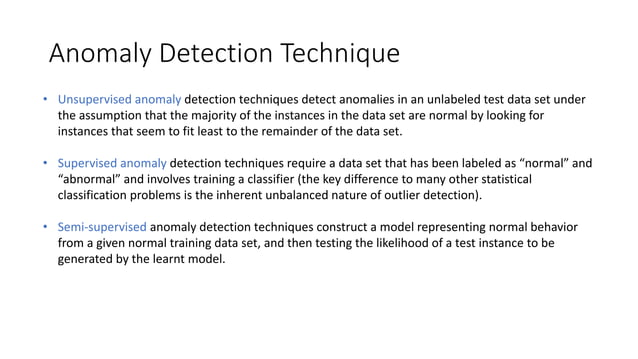 Pattern recognition at scale anomaly detection in banking on stream ...