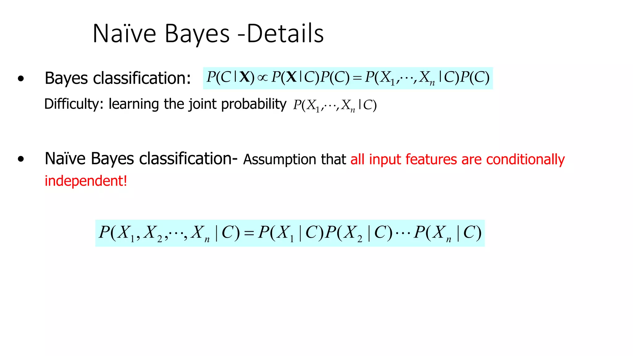 Pattern Recognition Binoy 05 Naive Bayes Classifier Ppt