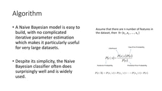 Pattern recognition binoy 05-naive bayes classifier | PPTX