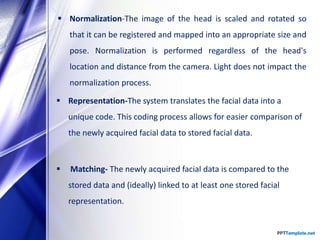 Pattern recognition facial recognition | PPTX