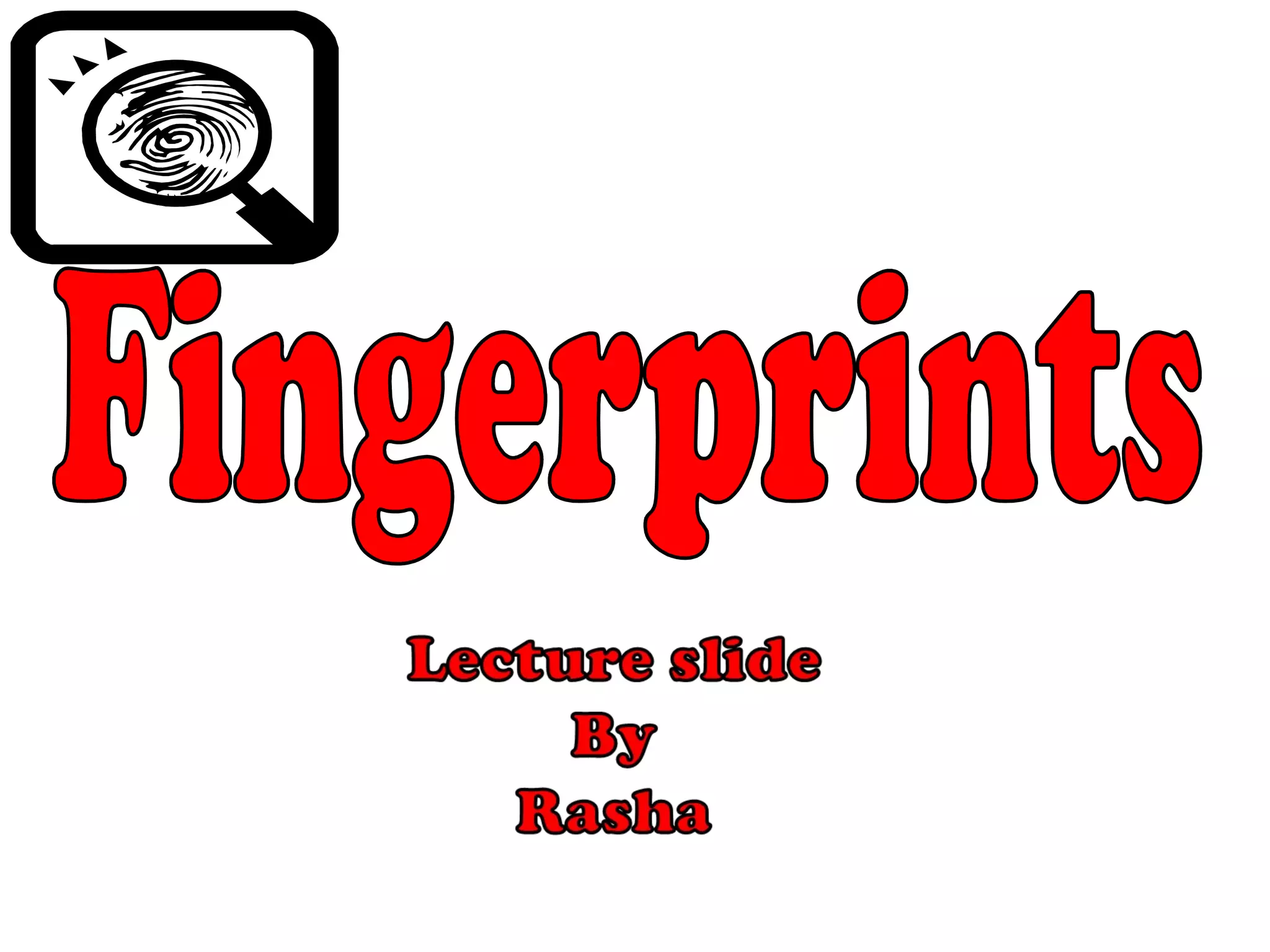 Pattern recognition fingerprints | PPT