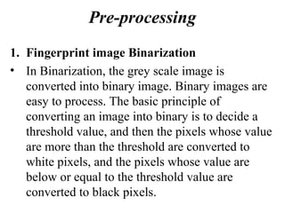 Pattern recognition fingerprints | PPT