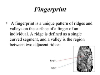 Pattern recognition fingerprints | PPT