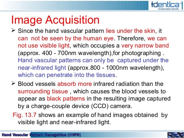 Pattern Recognition Hand Vascular Pattern Recognition