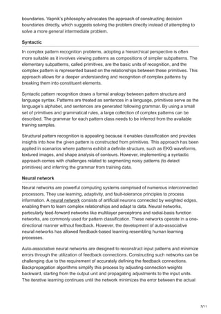 Pattern recognition in ML.pdf | Computing | Technology & Computing