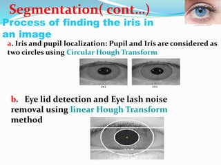 Pattern recognition IRIS recognition | PPTX