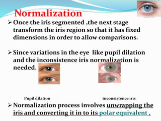 Pattern recognition IRIS recognition | PPTX