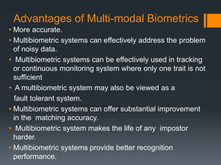 Pattern recognition multi biometrics using face and ear | PPTX