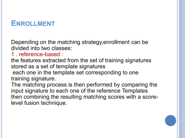 Pattern recognition on line signature | PPTX | Computing | Technology & Computing