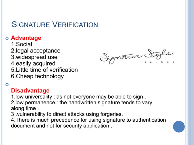 Pattern recognition on line signature | PPTX | Computing | Technology & Computing