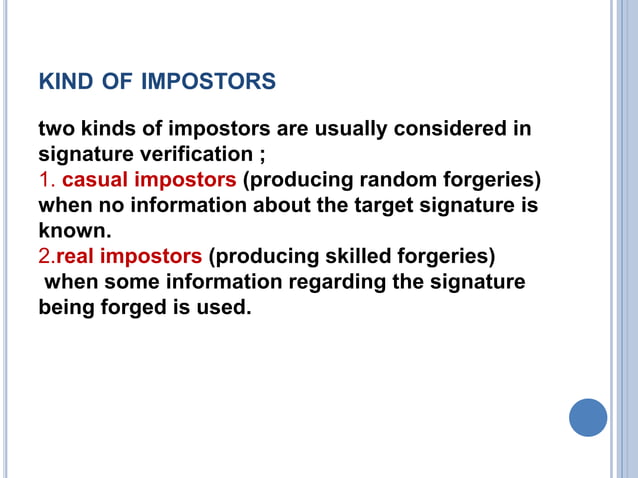 Pattern recognition on line signature | PPT