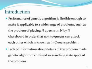 Modified Genetic Algorithm for Solving n-Queens Problem | PPTX