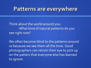 Patterns | PPT