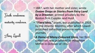 Patterns by Amy Lowell | PPTX | Gardening | Home & Garden