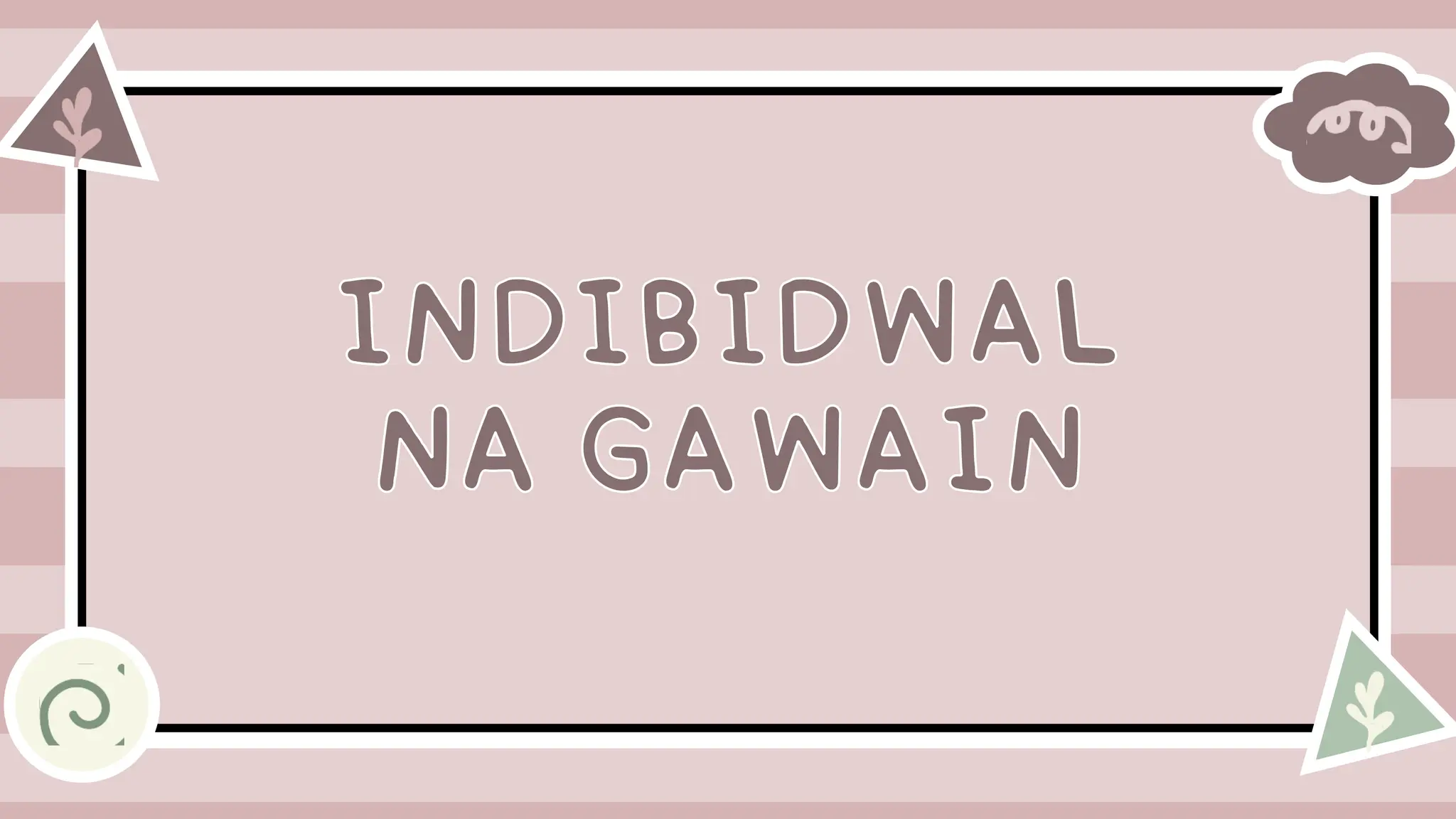 Determines the missing term/s in a given continuous pattern using one attribute (letters ...
