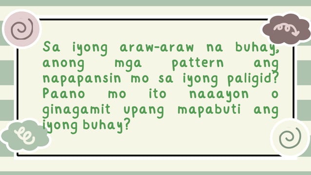 Determines the missing term/s in a given continuous pattern using one ...