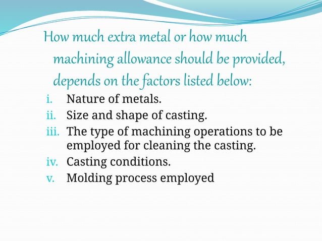 Patterns types and allowance in manufacturing processes.pptx | Woodworking | Arts and Crafts