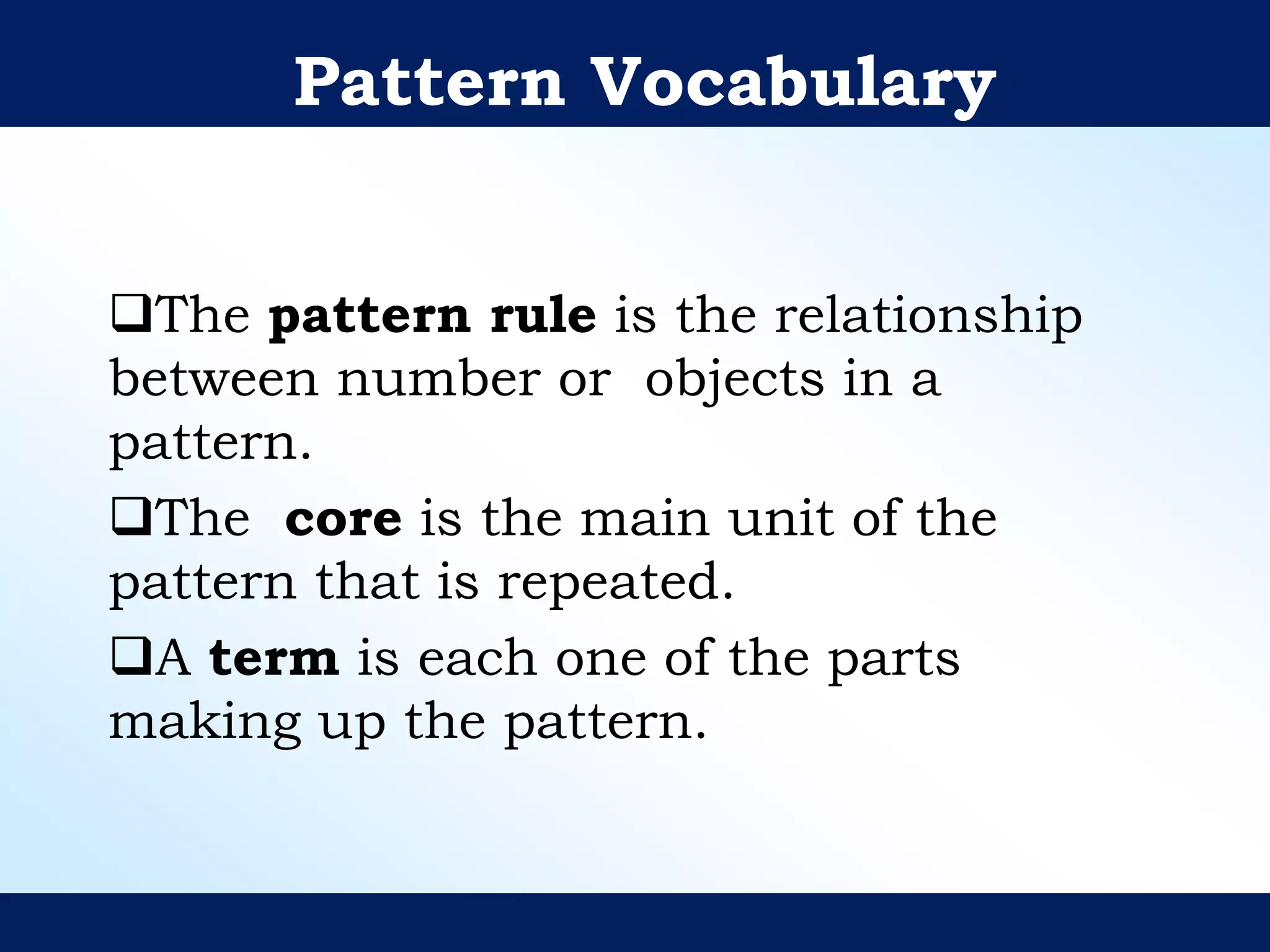 Patterns and-algebra-grade-2 powerpoint | PPT