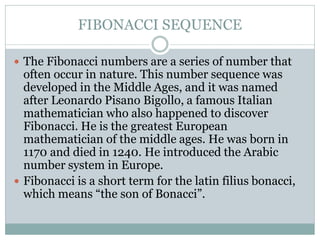PATTERNS-AND-NUMBERS-IN-NATURE.pdf | Science