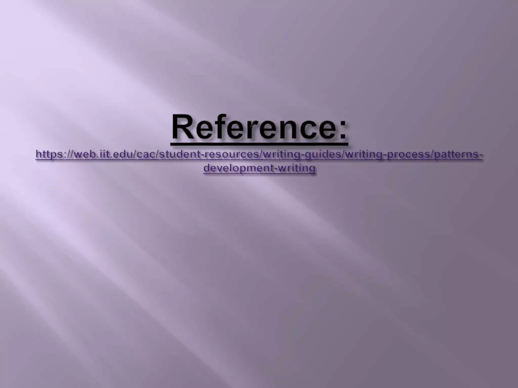 Patterns of Development in Writing | PPTX