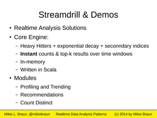 Realtime Data Analysis Patterns | PDF | Databases | Computer Software and Applications