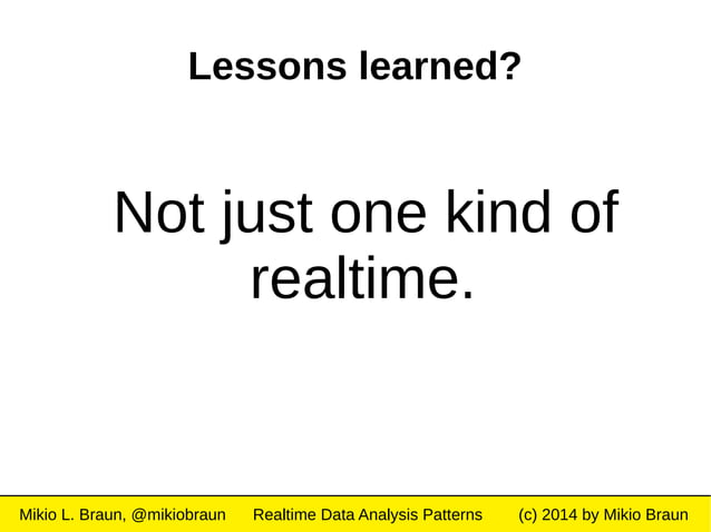 Realtime Data Analysis Patterns | PDF | Databases | Computer Software and Applications